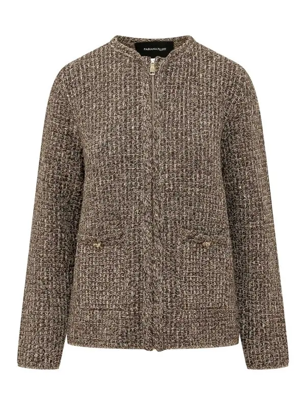 Fabiana Filippi Elegant Blazer - Ebano