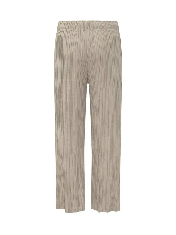 GONGDID DESIGN Textured High-waisted Trousers