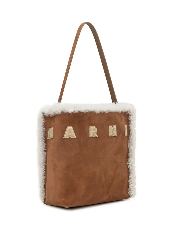 Marni Mini Suede Shoulder Bag