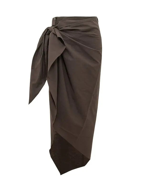 KATE CATE Tex Mex Long Sarong - Brown