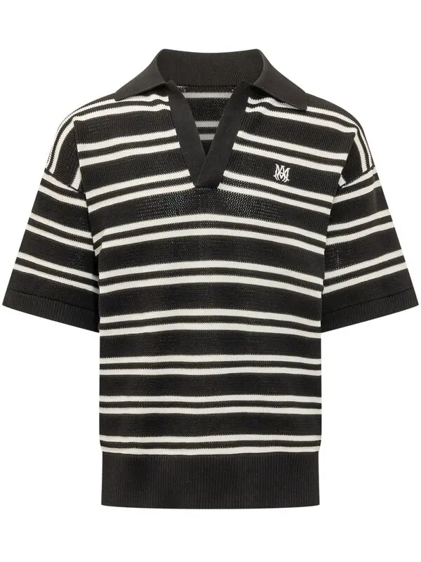 Amiri Classic Ribbed Polo