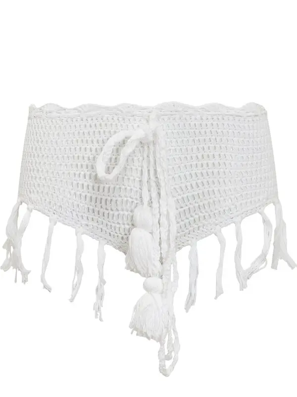 MATIMI' Matimi Cotton Mini Shorts - Bianco