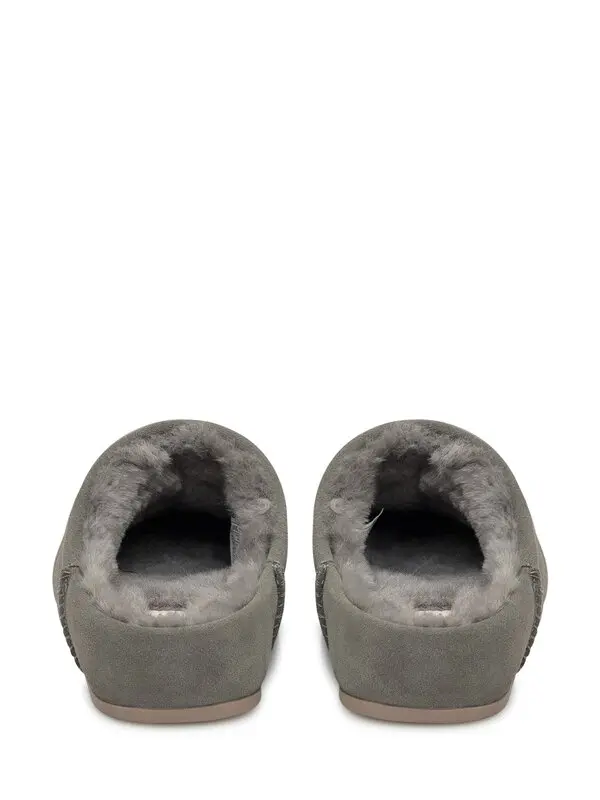 UGG Suede Shearling-lined Slippers