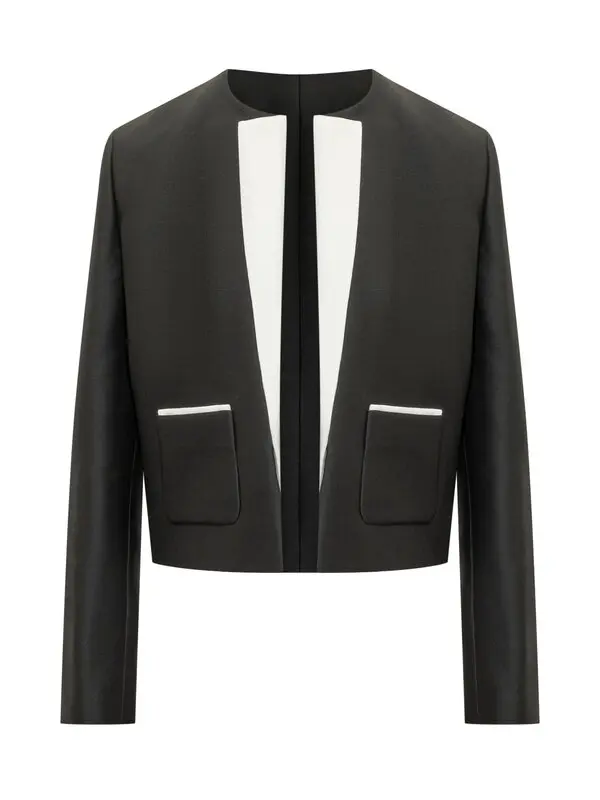 TOM FORD Sophisticated Spaghetti Strap Blazer Jacket - Black