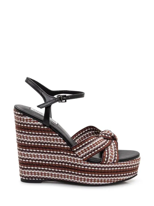 Steve Madden Chic Mini Platform Sandals - Black Mult