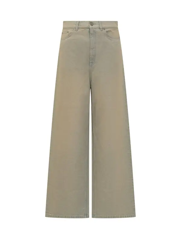 Stella McCartney Paintntaloni Gamba Mini Jeans - Send Denim