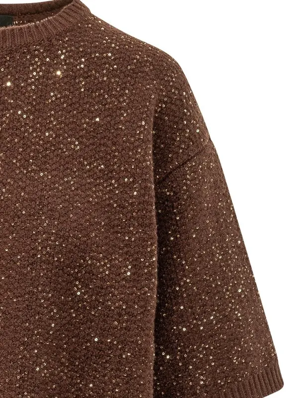 Fabiana Filippi Contemporary Knit Sweater - Ebano