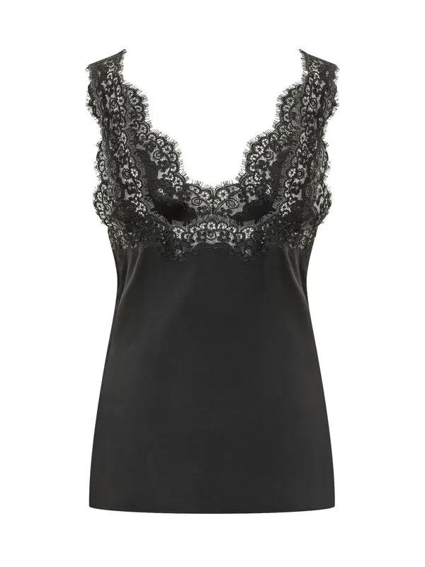 Stella McCartney Lace-trimmed Top