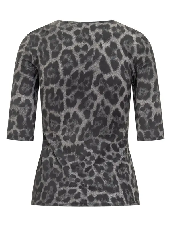 Stella McCartney Leo Paint Top - Ash Grey