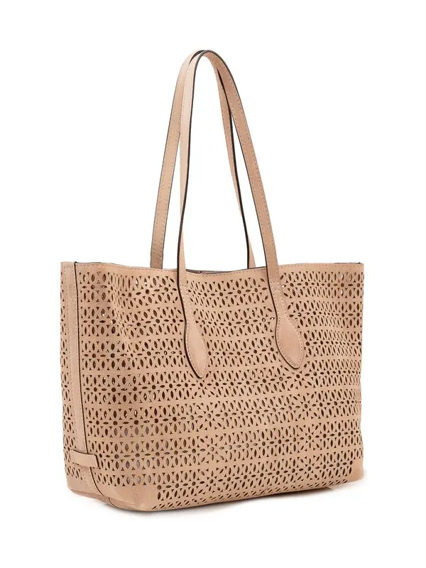 GIANNI CHIARINI Mini Mashup Shoulder Bag - Nude