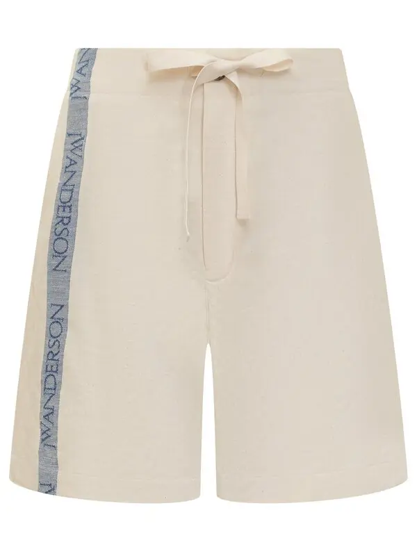 JW Anderson Mini Paintntaloni Shorts - Off White