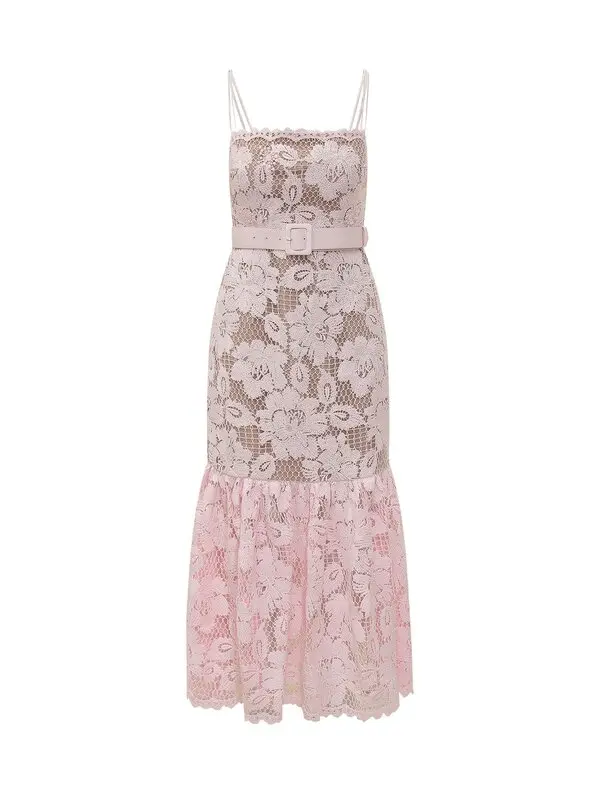 SELF-PORTRAIT Lace Midi Dress