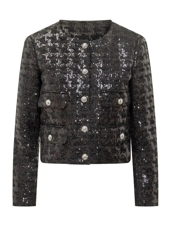 Michael Kors Tweed Blazer - Black