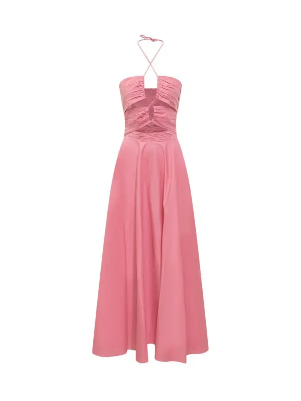 ACTUALEE Halterneck Suit Dress