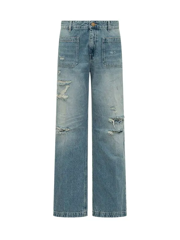 THE SEAFARER Casual Trousers - Denim