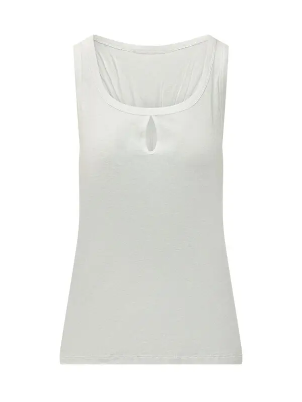 Victoria Beckham Cut-out Tank Top - White