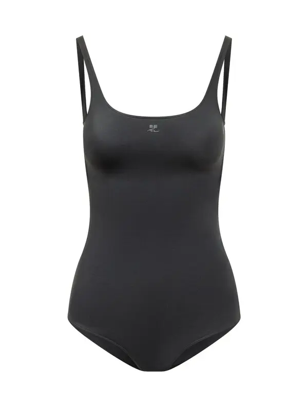 COURREGES Cut-out Swimsuit - Black