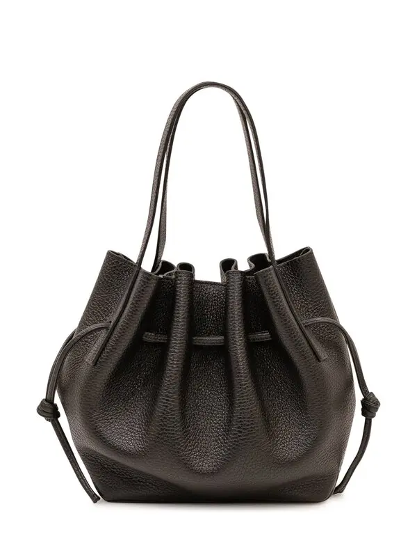 Yuzefi Scallop Tote Handbag - Black