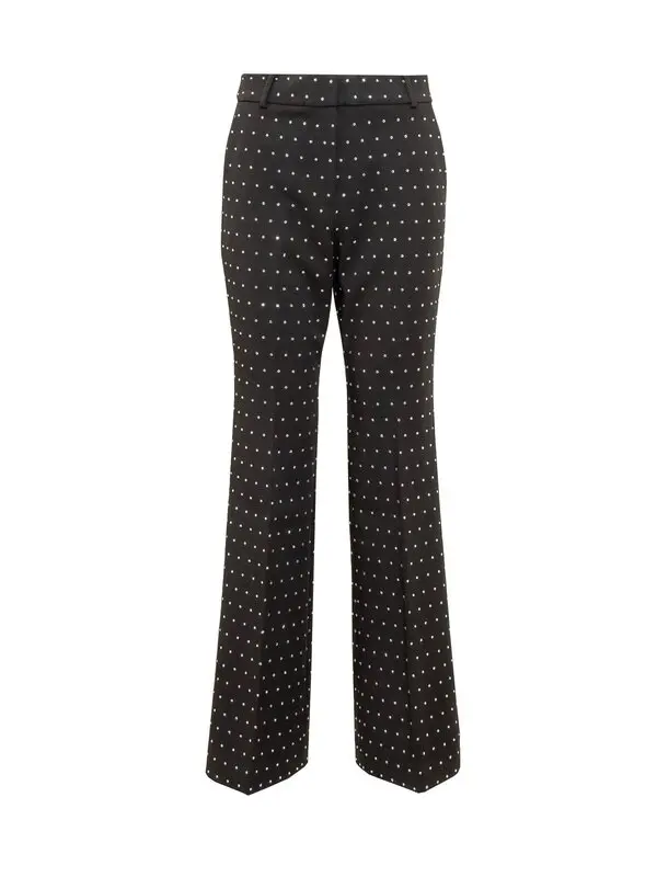 Michael Kors Slim Bootcut Trousers - Black