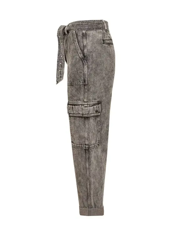 Michael Kors Casual Cargo Trousers - Black