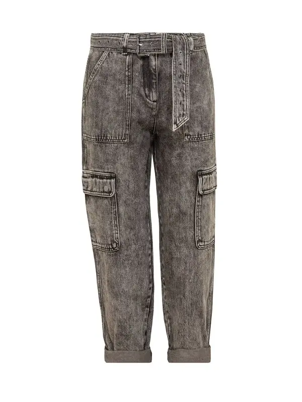 Michael Kors Cotton Cargo Trousers - Black