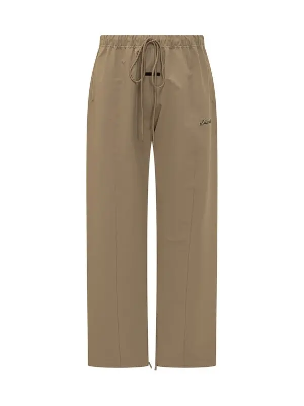 Fear Of God Trousers With Logo - Khaki