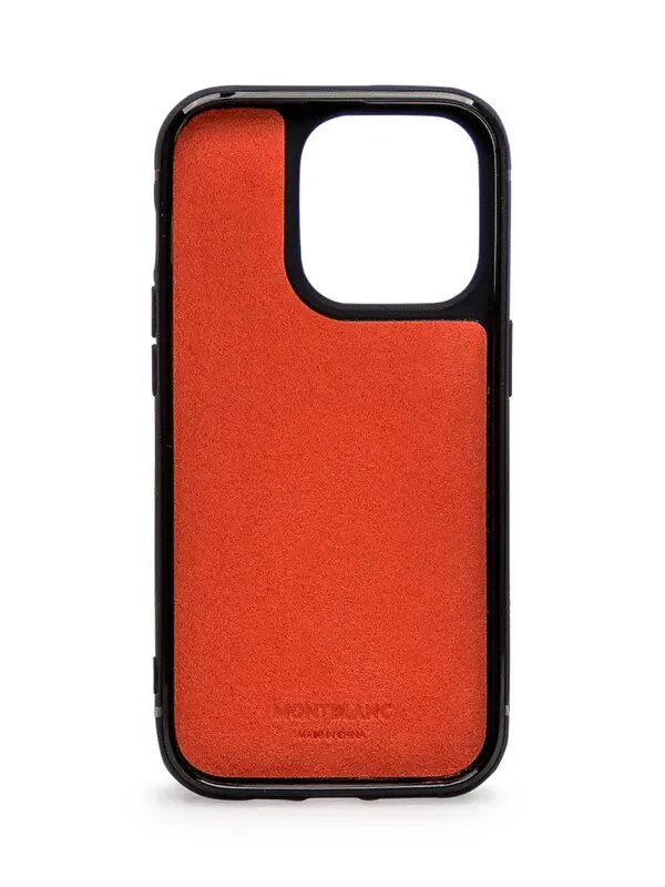 Montblanc Mini Naruto Print Iphone 14 Cover - Black&orange