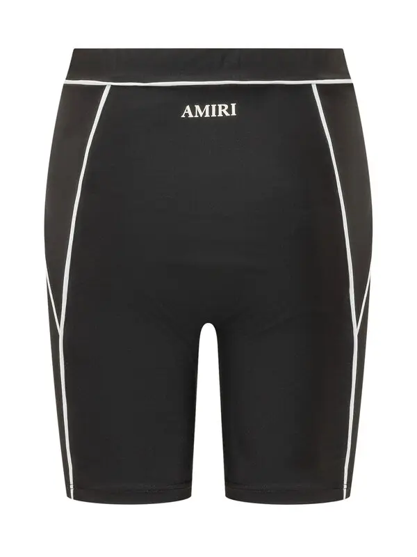 Amiri Round Fashion Candling Shorts - Black