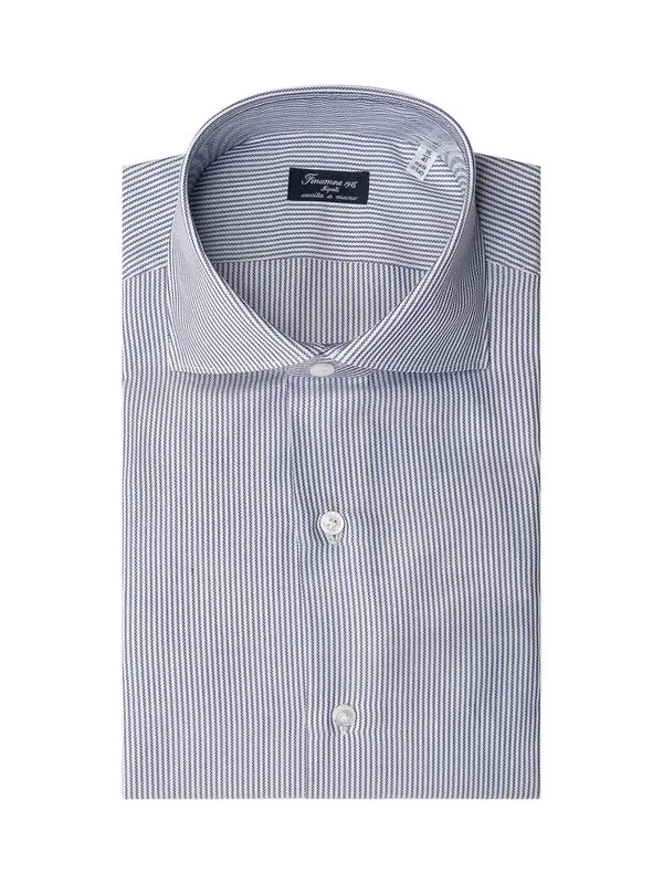 FINAMORE 1925 Classic Striped Shirt
