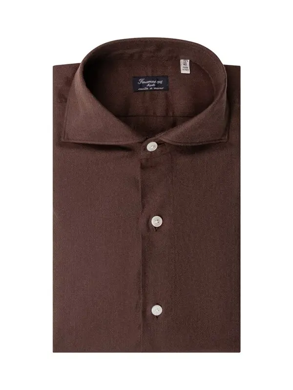 FINAMORE 1925 Eduardo Z-ton Dress Shirt By