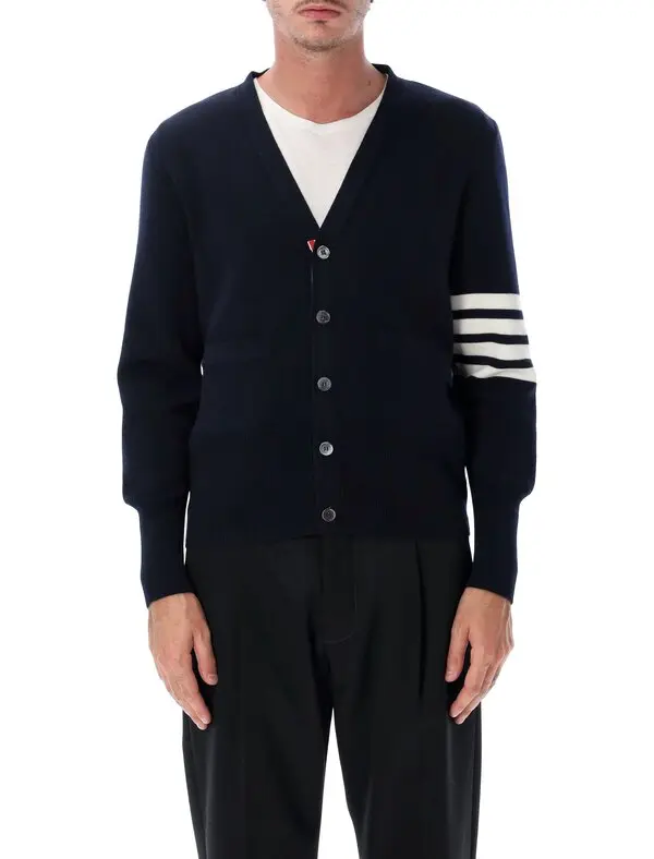Thom Browne 4-bar Wool Cardigan