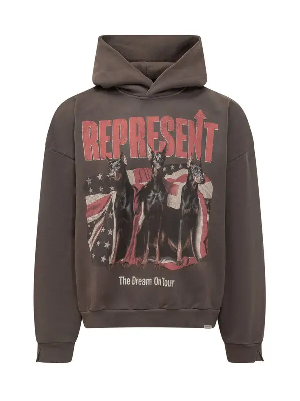 REPRESENT On Tour Mini Hoodie With Dobermann Design