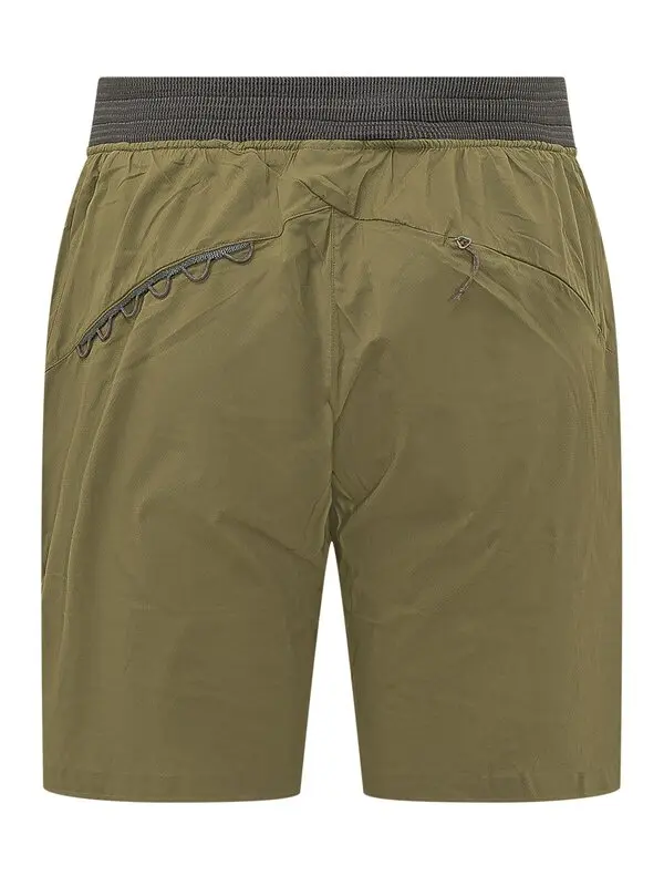 KLATTERMUSEN Innovative Technical Shorts With Adjustable Waistband - Olive