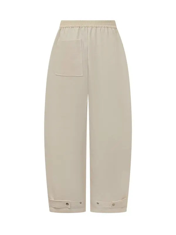 Studio Nicholson Wide Leg Trousers - Chalk