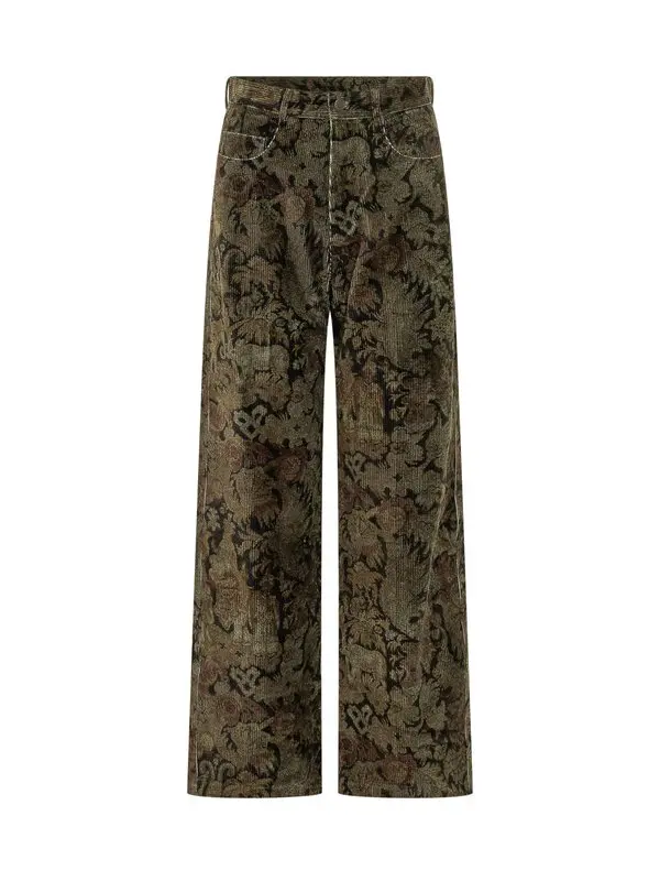 PIERRE-LOUIS MASCIA Gridox Trousers - Marrone