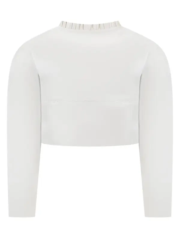 Monnalisa Mini Logo Jacket - Panna