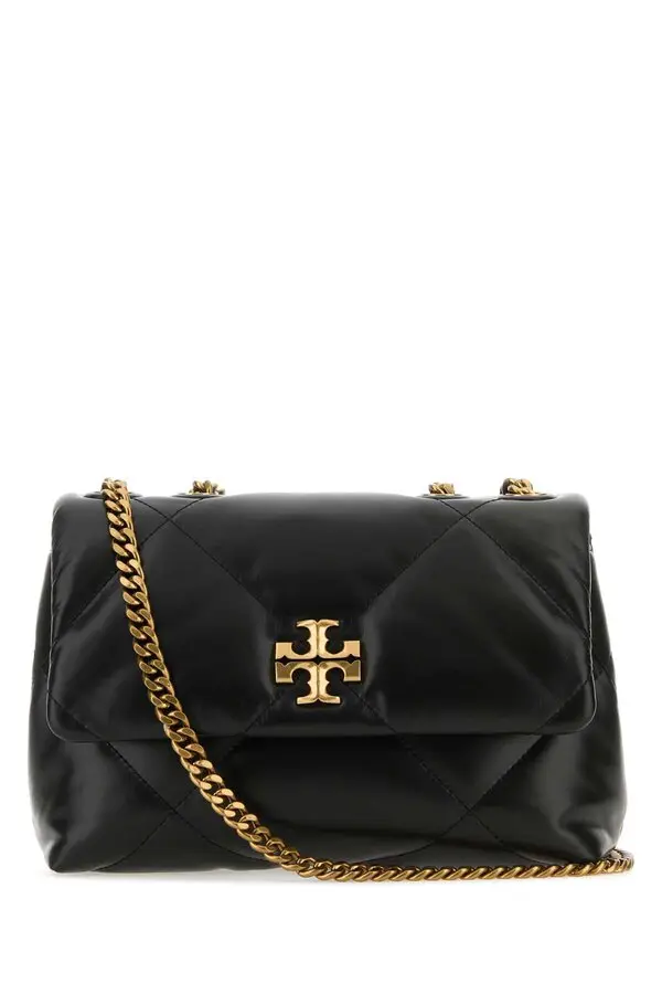 Tory Burch Diamond Quilted Mini Shoulder Bag - Black