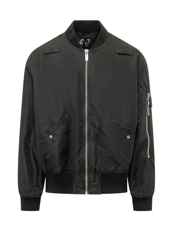 44 LABEL GROUP Nylon Bomber Jacket
