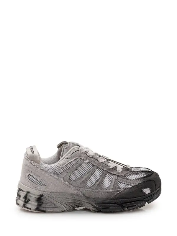 44 LABEL GROUP Distressed Sneakers - Grey-black Gradient