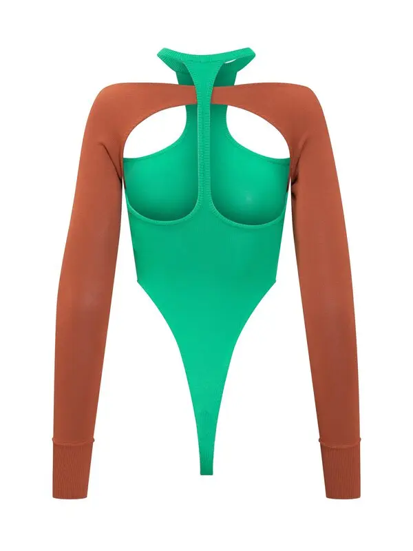 ALESSANDRO VIGILANTE Bicolore Mini Bodysuit