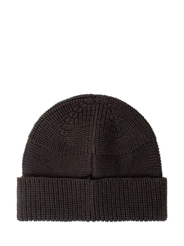 Premiata Knit Beanie Hat With Logo Patch