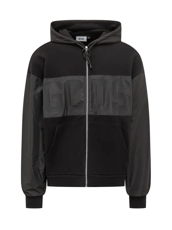Gcds Elevated Logo Hoodie - Black