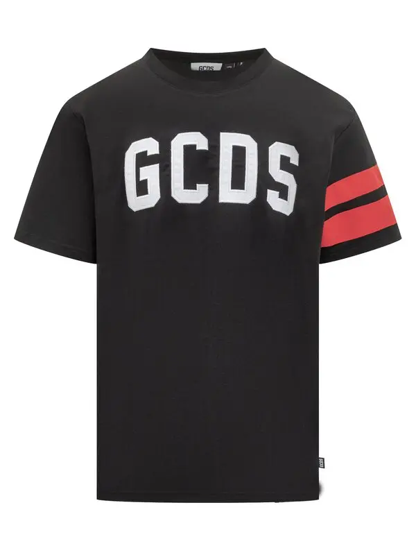 Gcds Logo Graphic T-shirt - Black