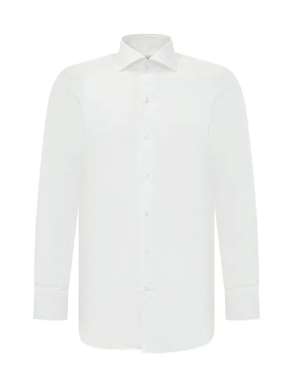 FINAMORE 1925 Sophisticated Mini Fit Button-up Shirt