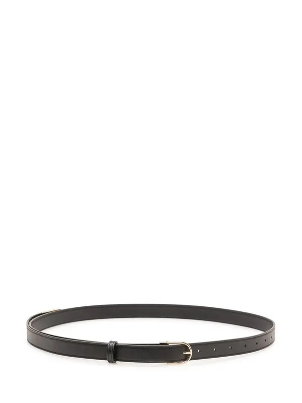 Victoria Beckham Elegant Belt With Buckle - Black