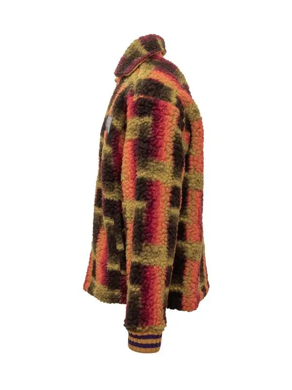 Gcds Stylish Jacket With Multi-pattern Design