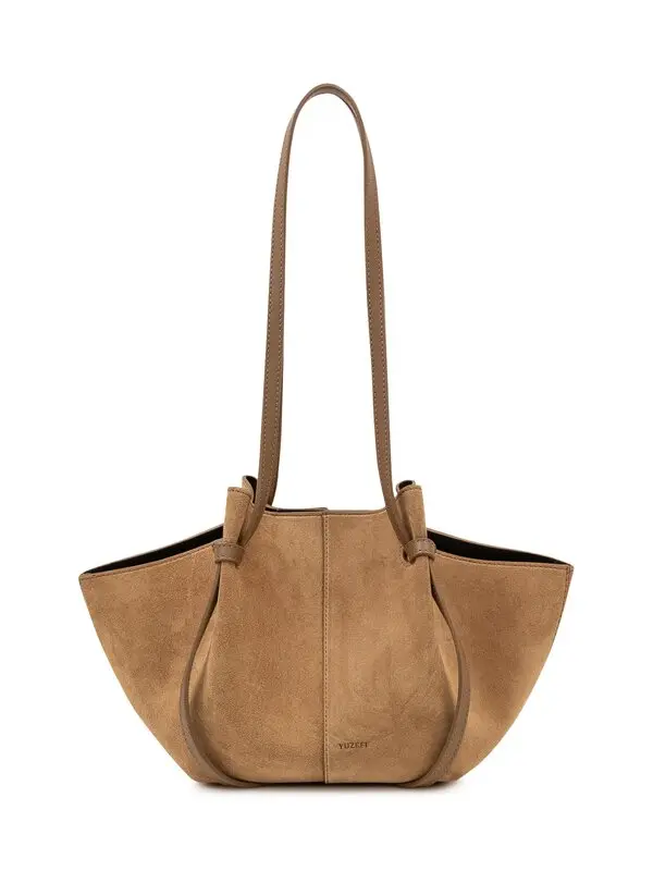 Yuzefi Suede Shoulder Bag - Fennel