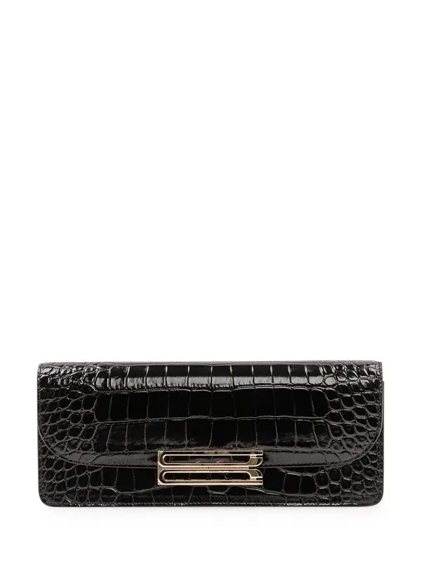 Victoria Beckham Mini Luxe East-west Clutch - Black