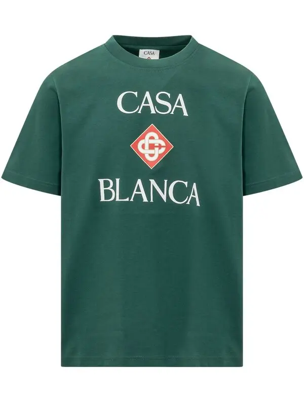 Casablanca Classic Organic Cotton T-shirt - Green