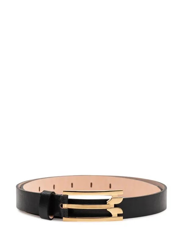 Victoria Beckham Signature Belt Mini - Black